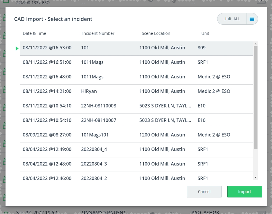 Add a patient record