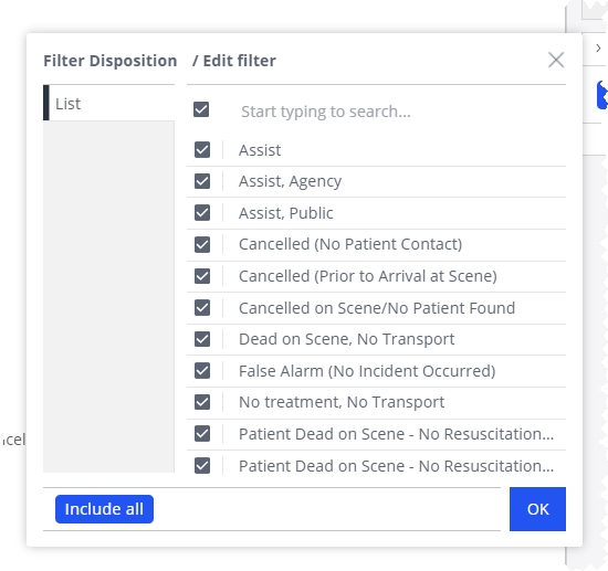Work with dashboard filters