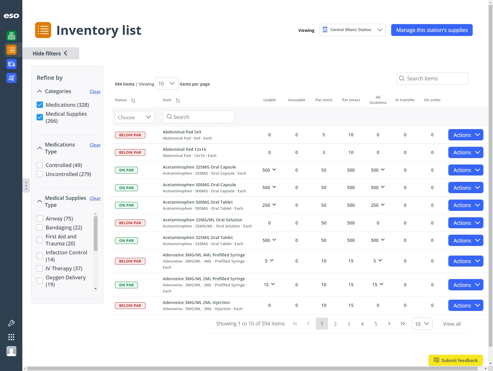 Upload your agency's current inventory information