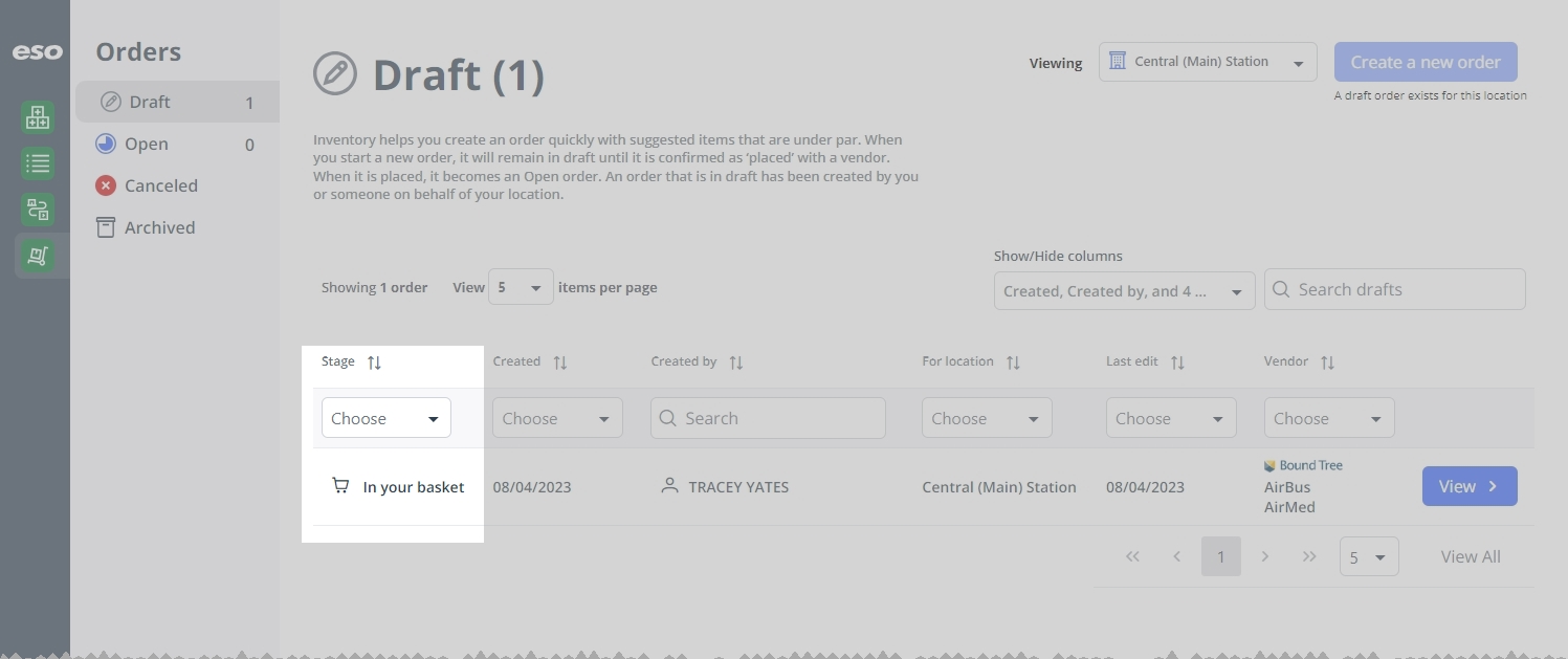 Create, update, and place draft orders
