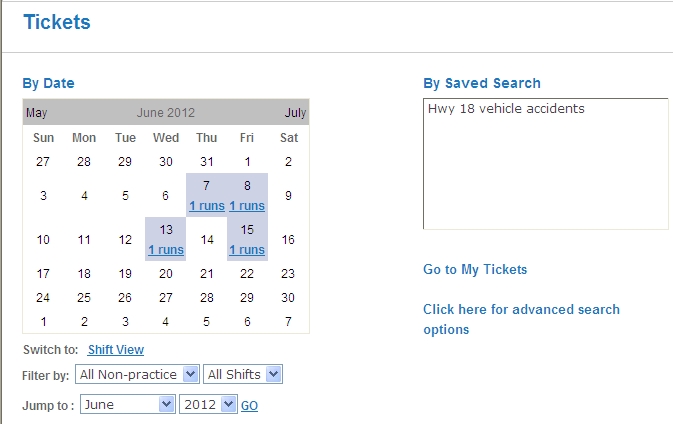 Search With A Saved Search