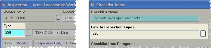 Verify violation code association